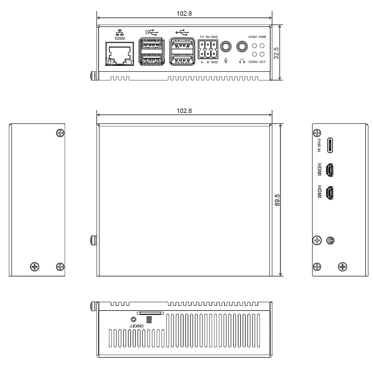 Raspberry Pi 5 Industrial Computer Raspberry Pi 5 Industrial Computer