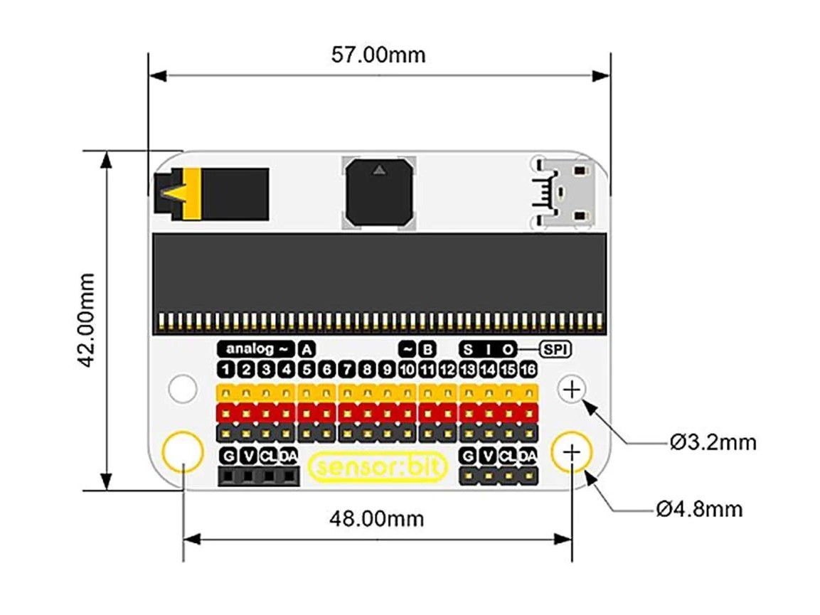 Sensor:bit for micro:bit (sensorbit)-without microbit