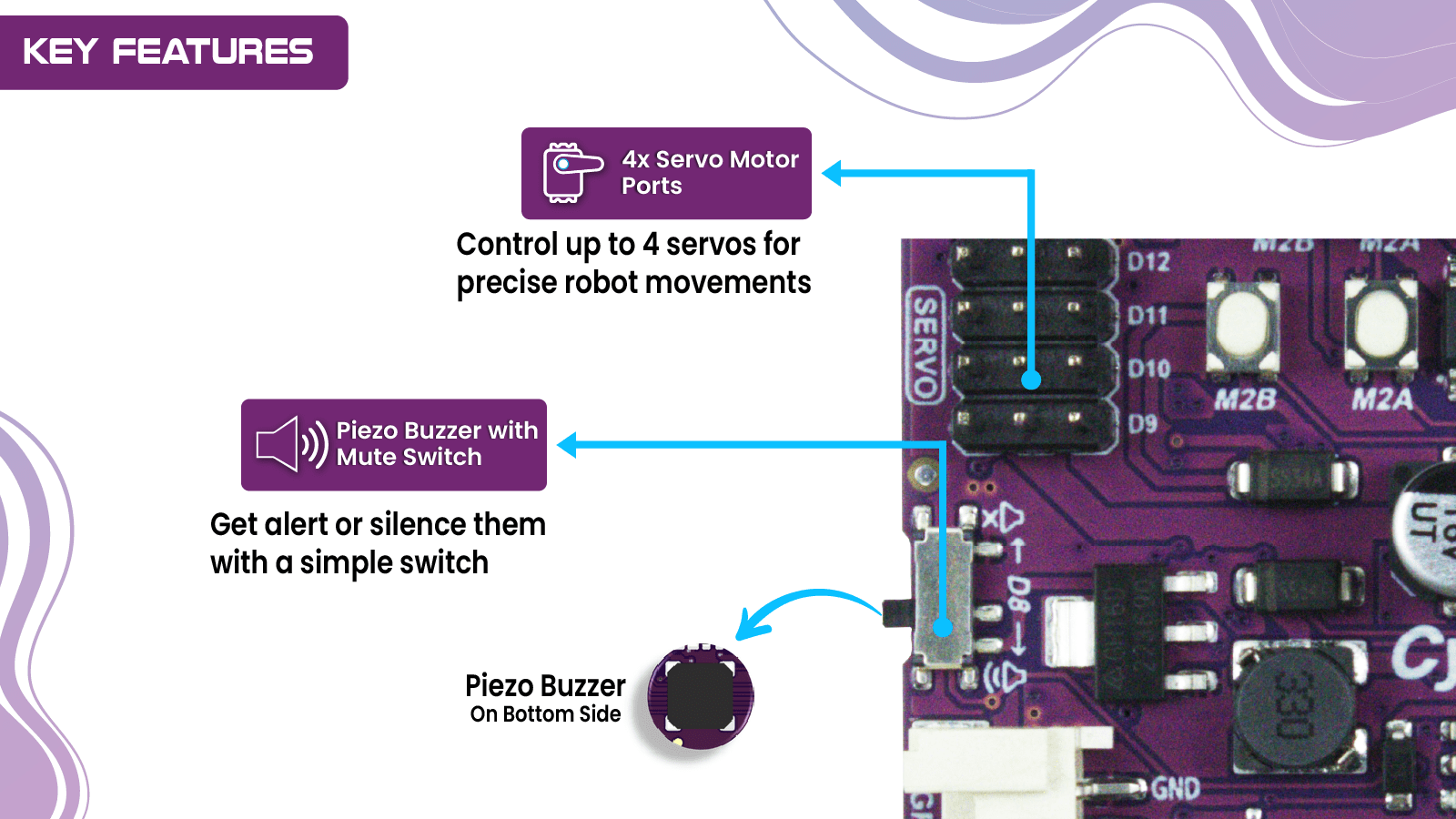 Robo Uno Shield for Arduino - The All-In-One Robotics Shield