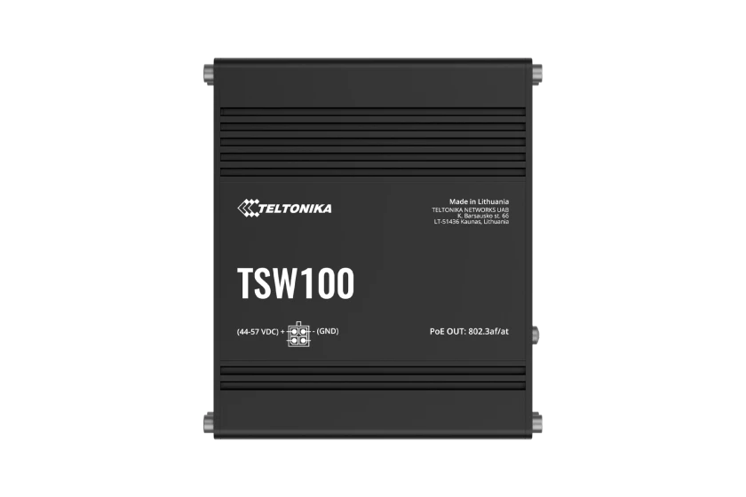 TSW100 Industrial Unmanaged POE+ Ethernet Switch