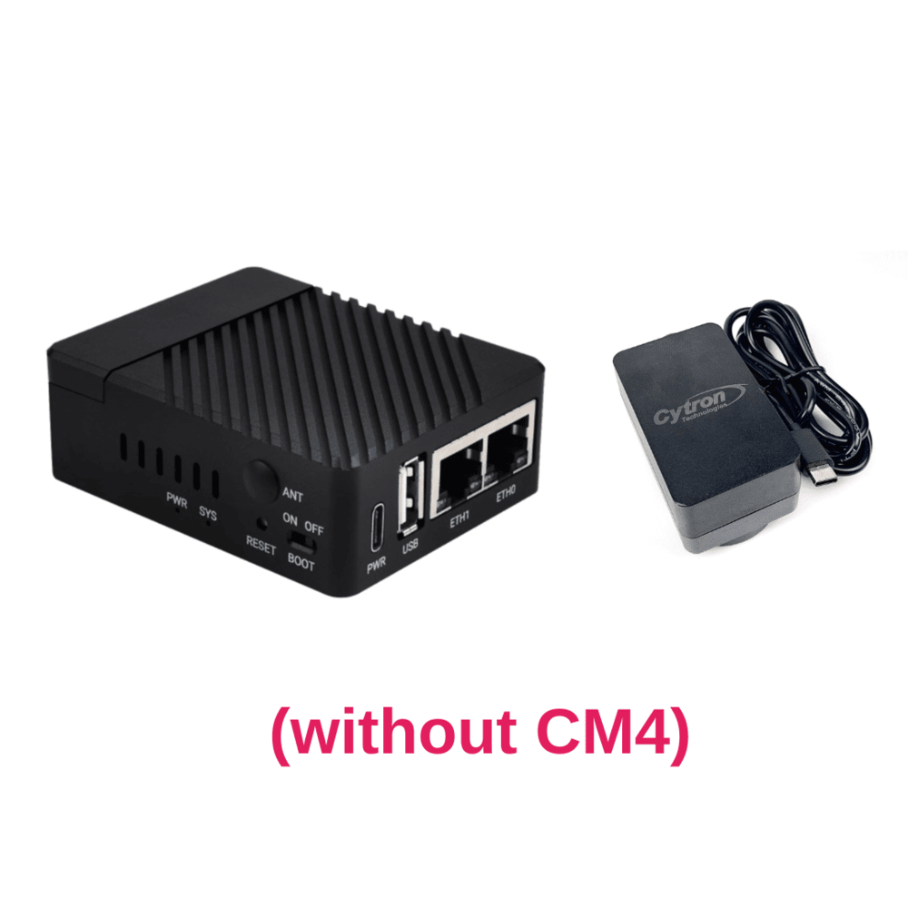 Dual Gigabit Ethernet Mini-Computer Kit Powered by Raspberry Pi CM 4