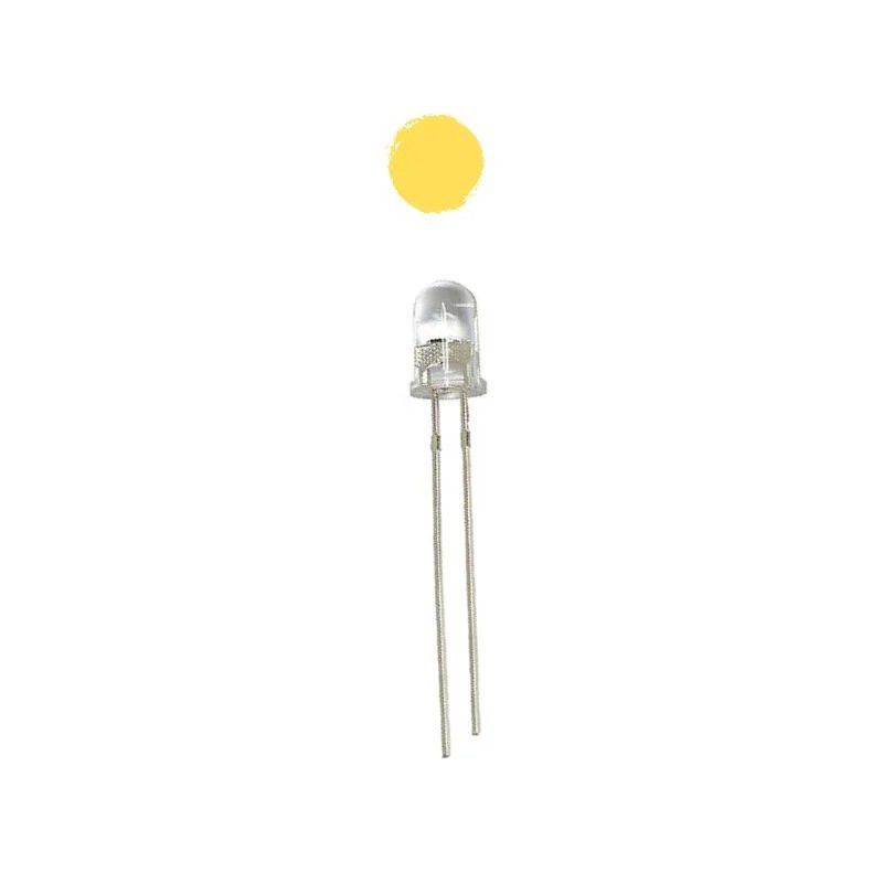 LED Super Bright 5mm Yellow (10pcs)