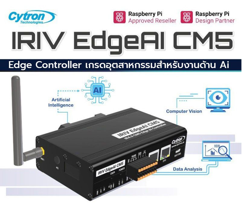 IRIV EdgeAI CM5 - IR4.0 Industrial AI Controller