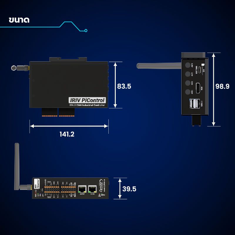 IRIV PiControl - IR4.0 CM4 Industrial Controller