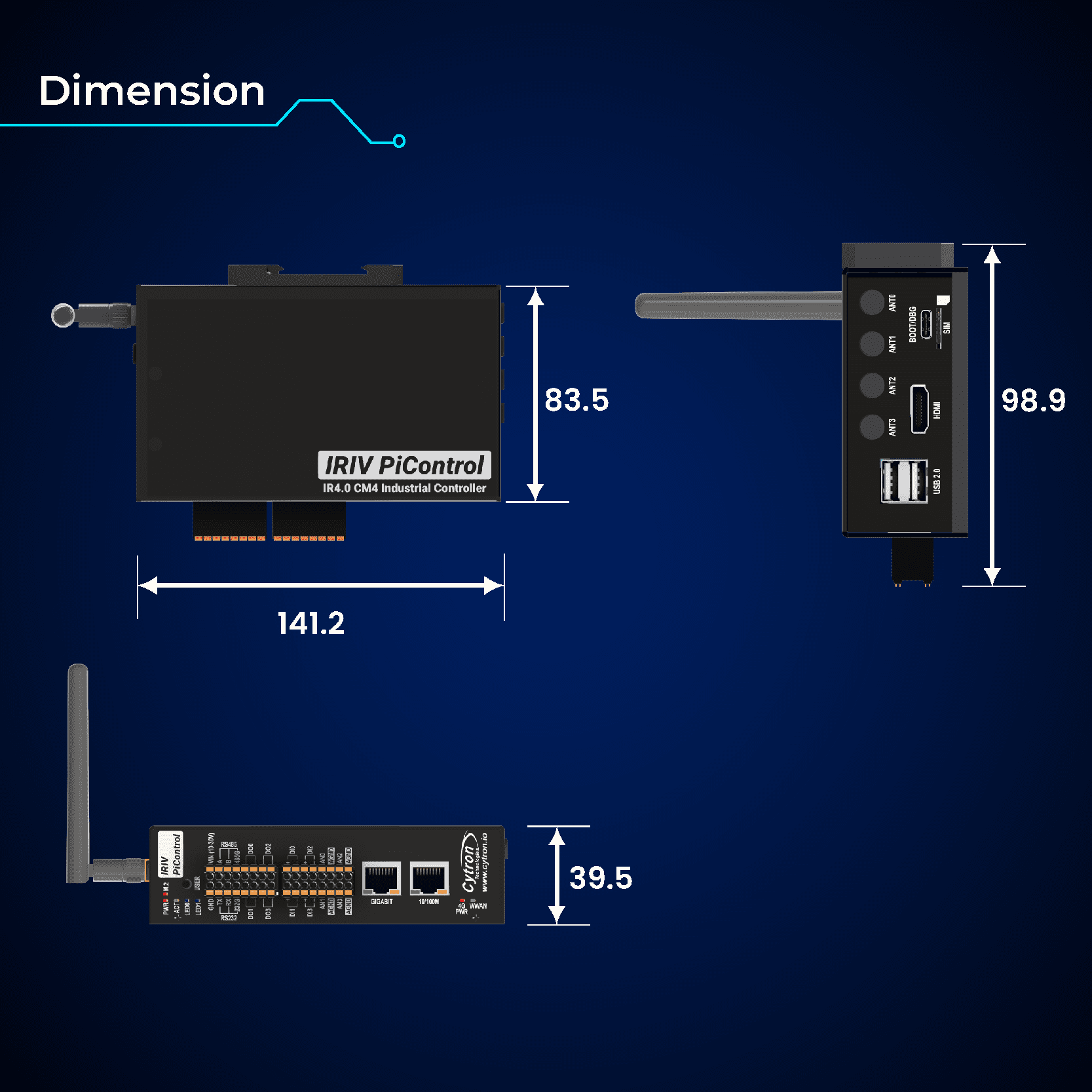 IRIV PiControl - IR4.0 Industrial Controller