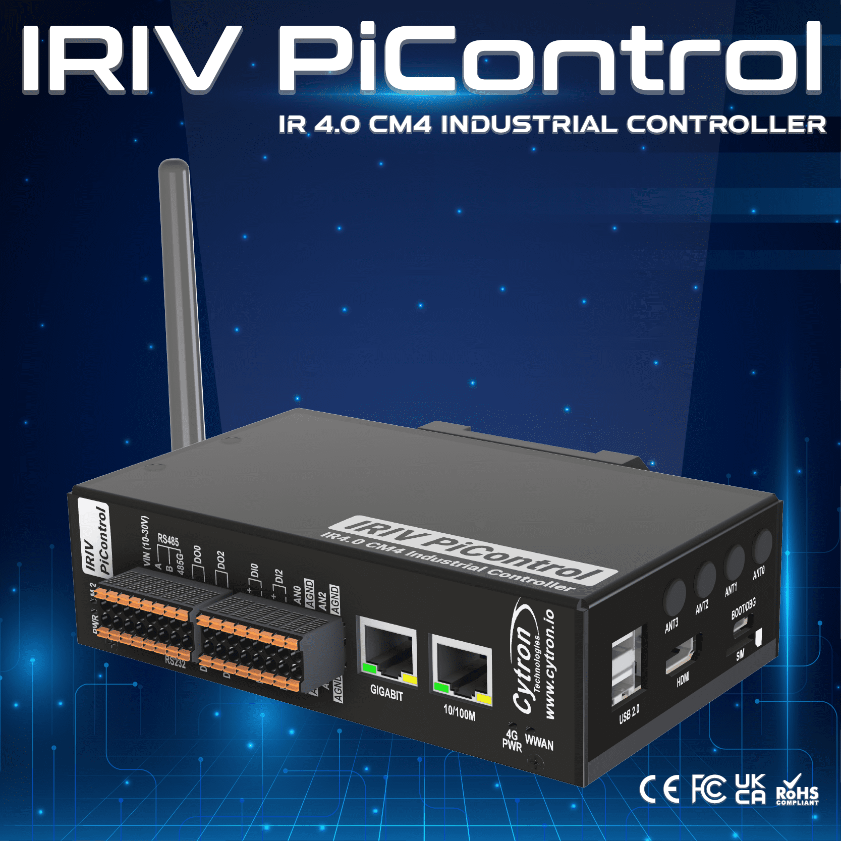 IRIV PiControl - IR4.0 Industrial Controller