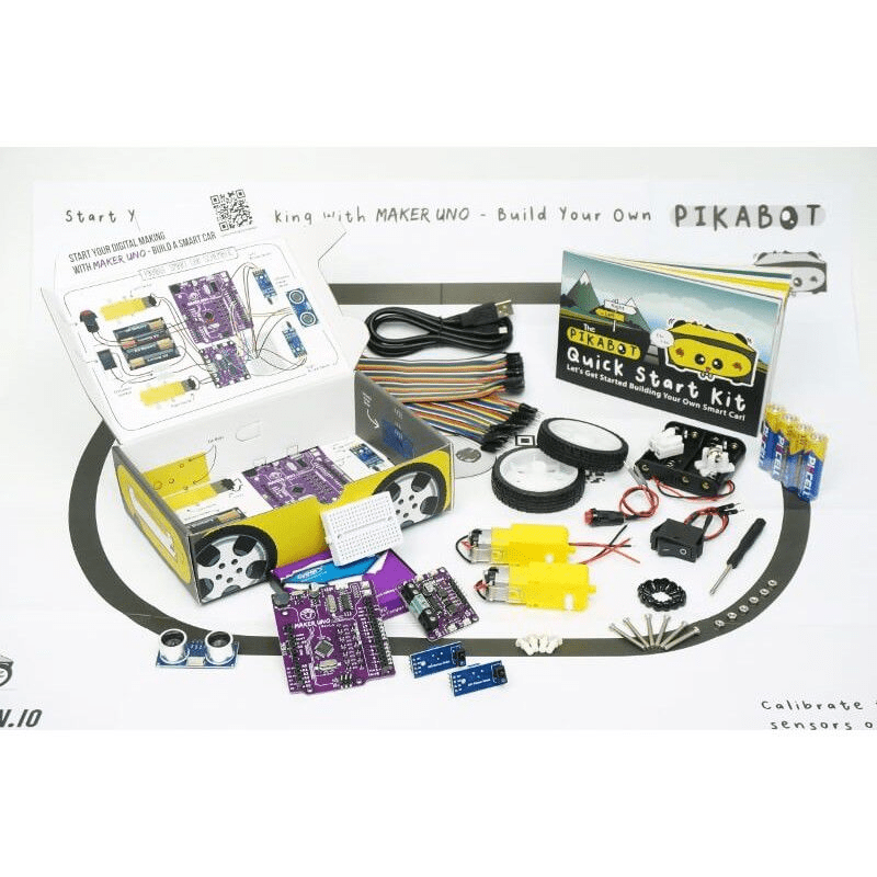 PikaBot - Maker UNO Smart Car Kit