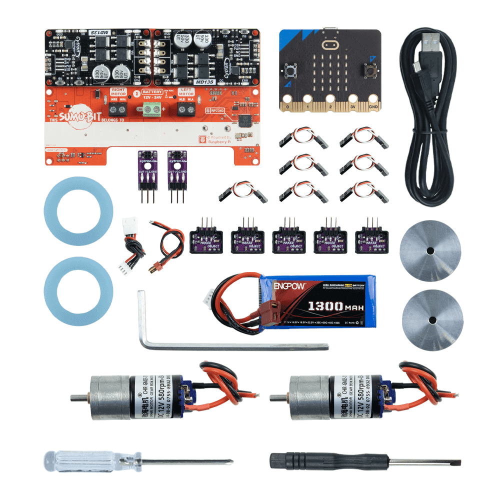 SUMO:BIT Complete Robot Kit (with micro:bit)