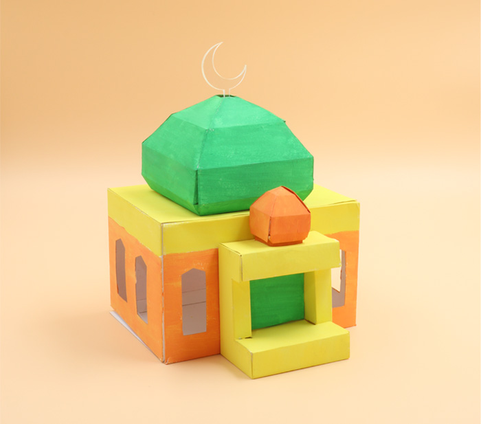 PaperCraft Mosque (Masjid) for micro:bit