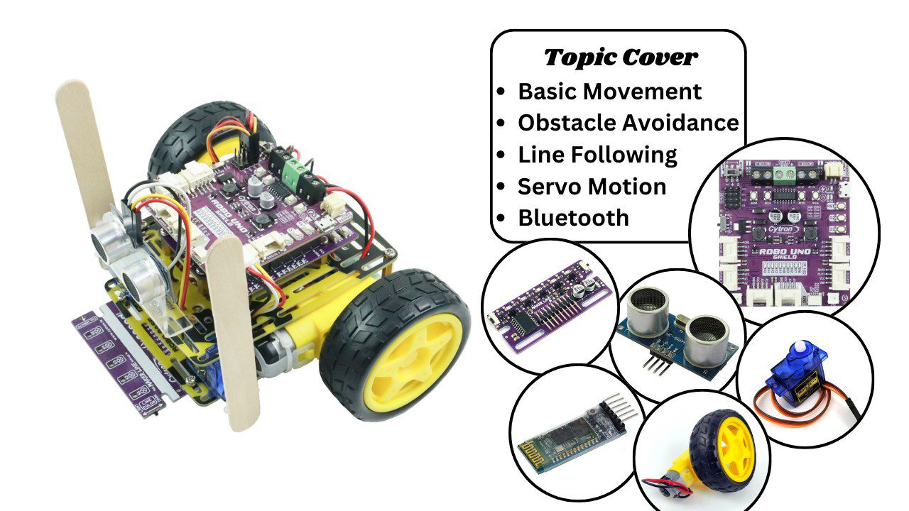 OjanBot - Robotics Kit for Arduino Uno / ESP32