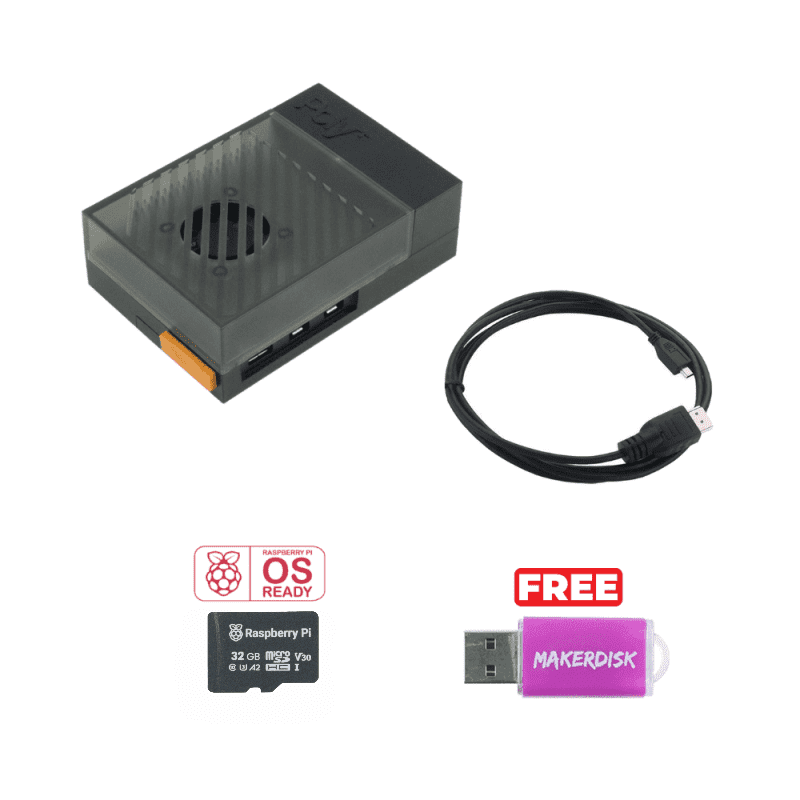 Basic Kit for Rasppberry Pi 5 - UK Plug