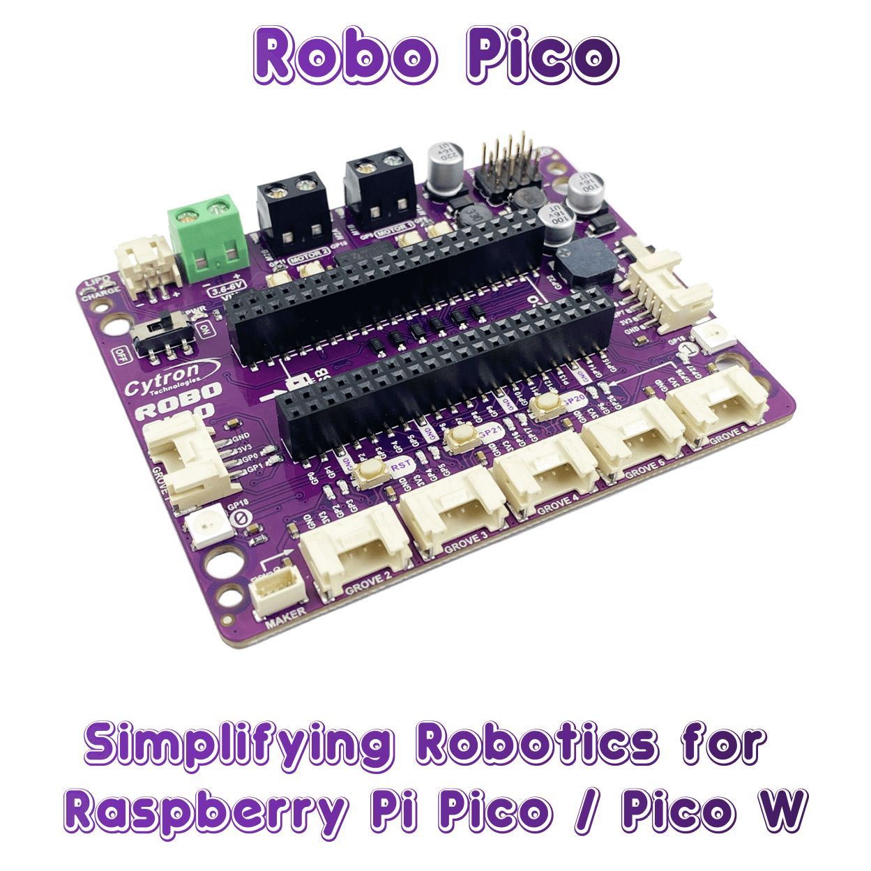 Robo Pico: Simplifying Robotics with Raspberry Pi Pico / Pico W