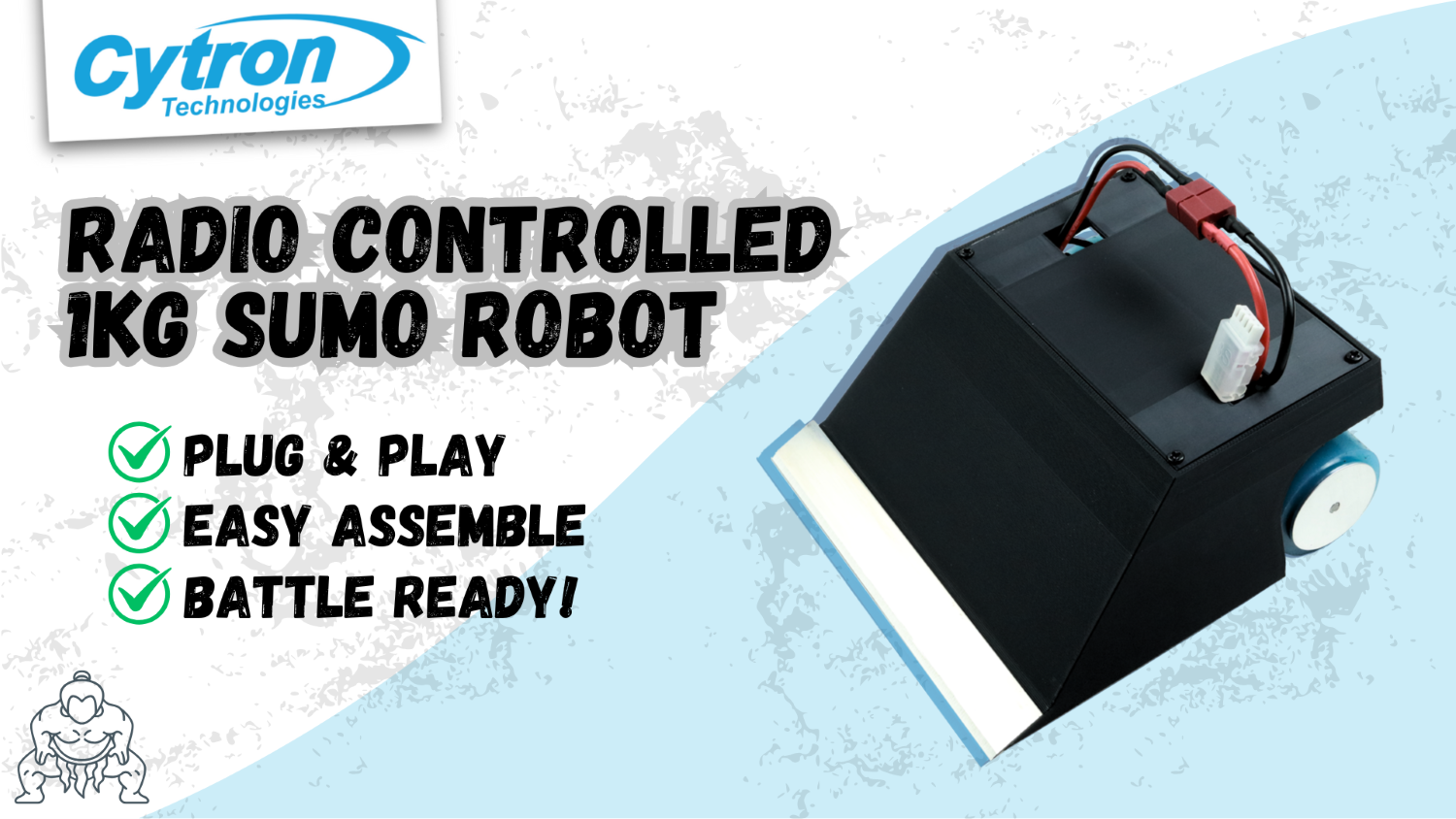 1KG Sumo Robot Kits - Radio Controlled (RC)