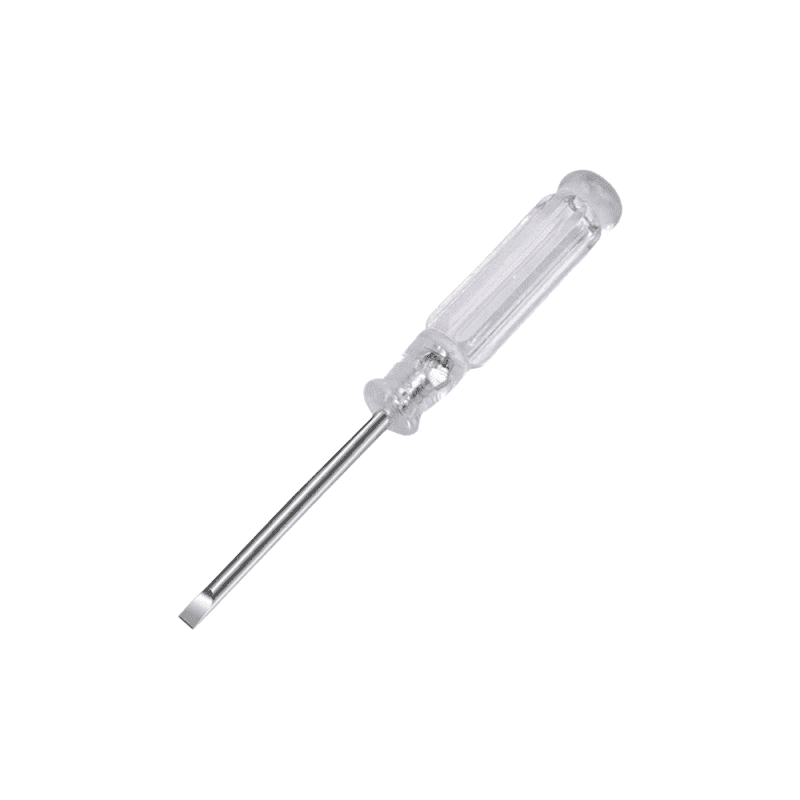 85mmx3mm Tiny Phillips Screwdriver - Transparent