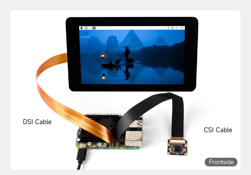 22-way to 15-way DSI (Display) FPC for Raspberry Pi 5