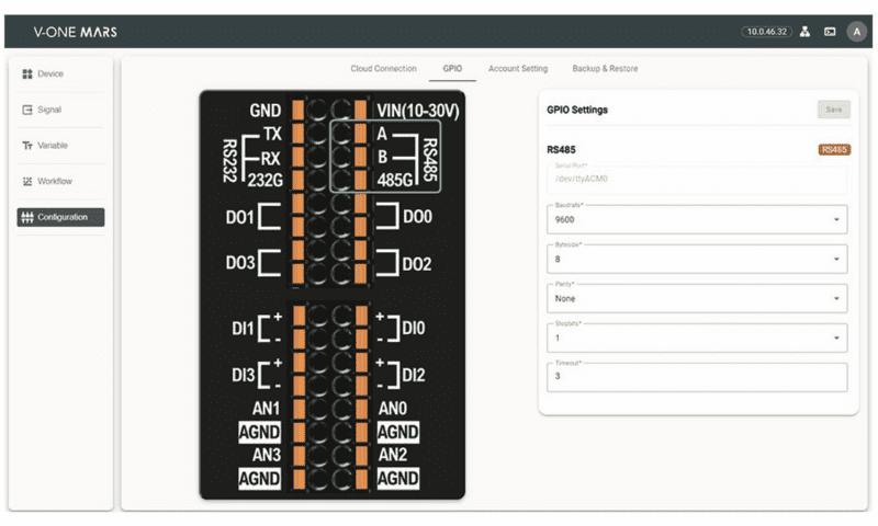 V-One MARS - Data Acquisition and Logic Automation