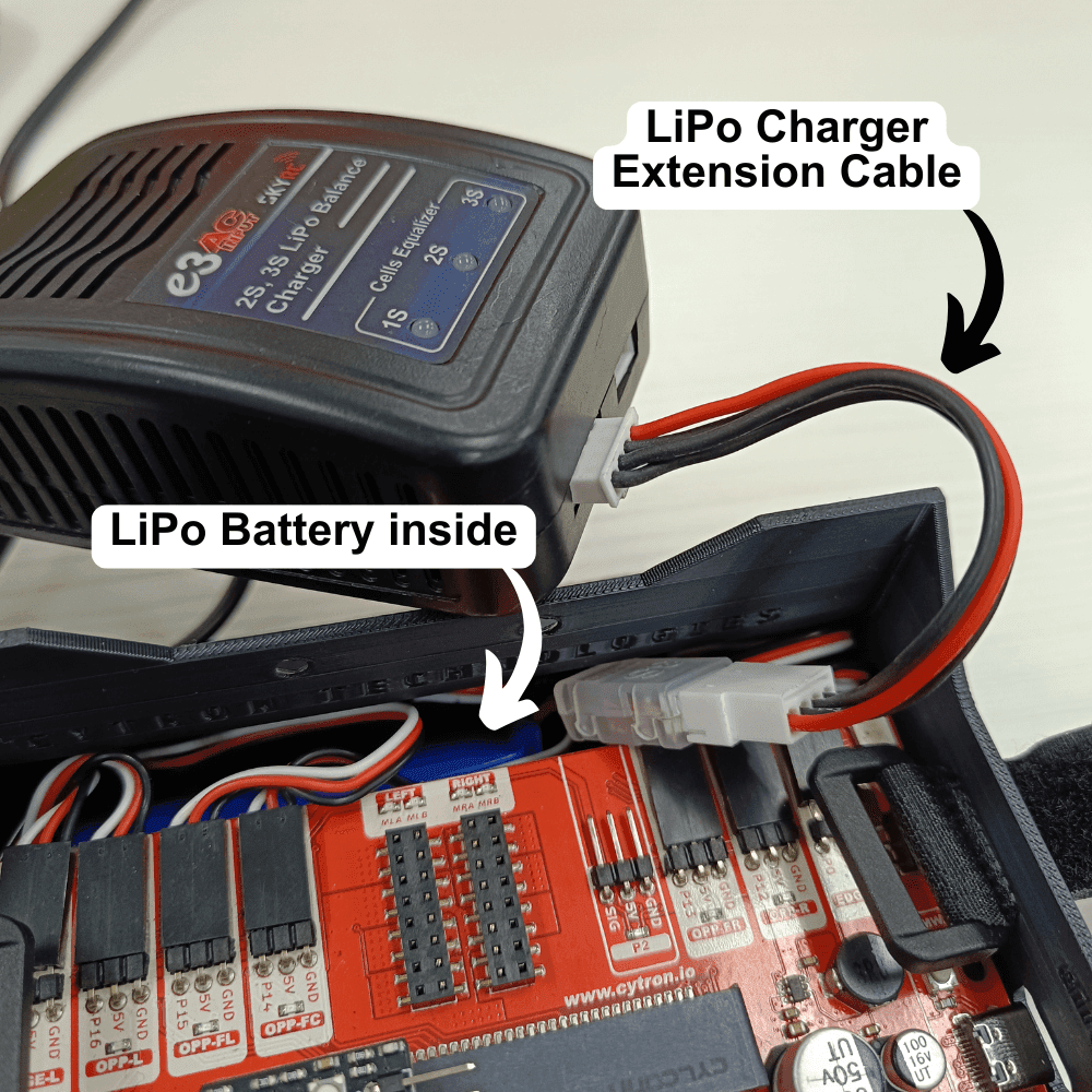 3S LiPo Charger Cable Extension (10cm)