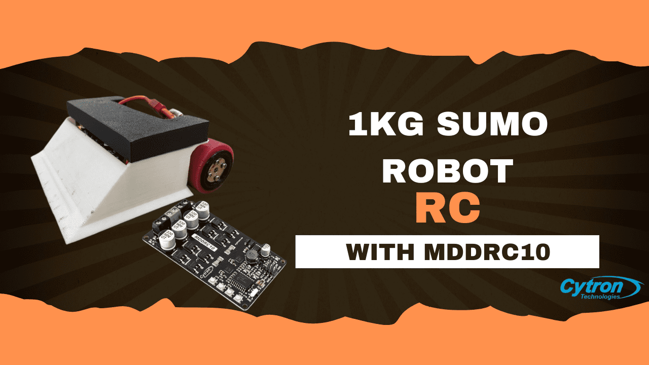 1KG RC Sumo Robot Starter Kit User Guide using MDDRC10