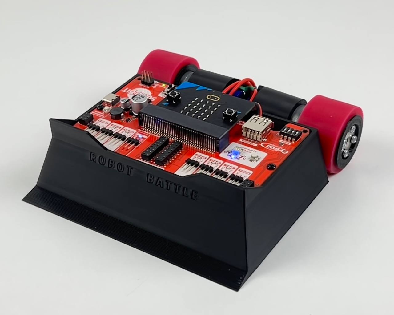 2 Wheel Battle Robot with SUMO:BIT