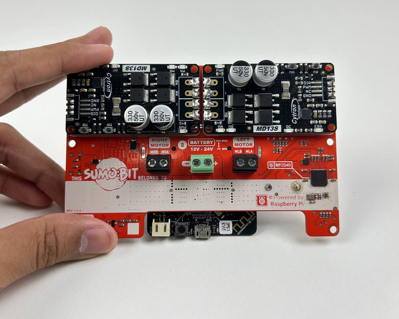 4 Wheel Robot Battle with SUMO:BIT