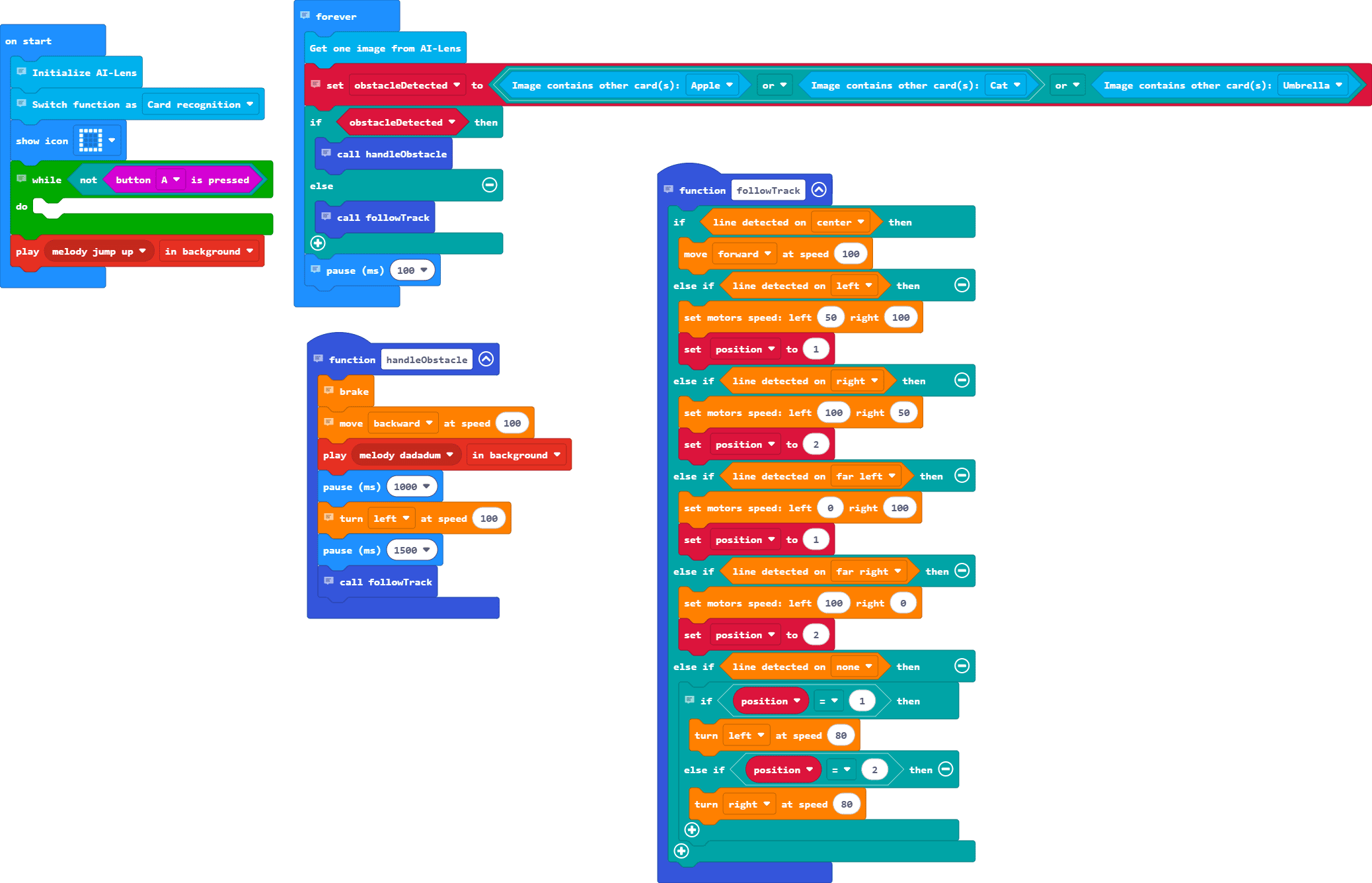 Chapter 6 : AI Lens Obstacle Detection - Stop, Beep & U-Turn