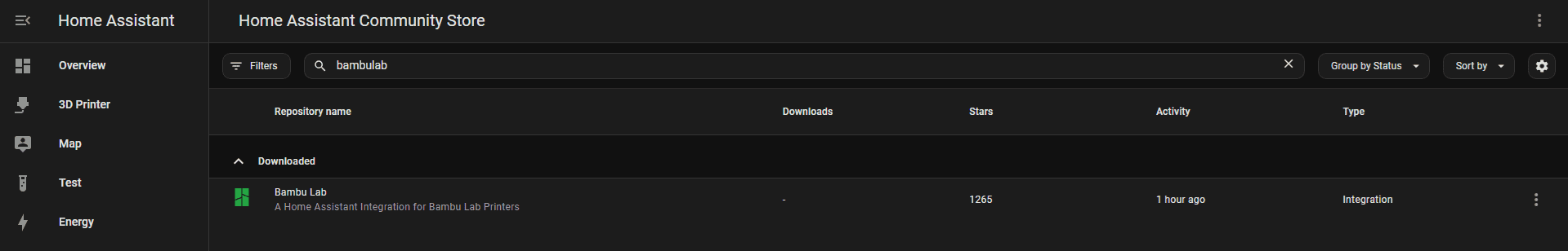 Adding Bambu Lab 3D Printer to your Home Assistant with a simple step!
