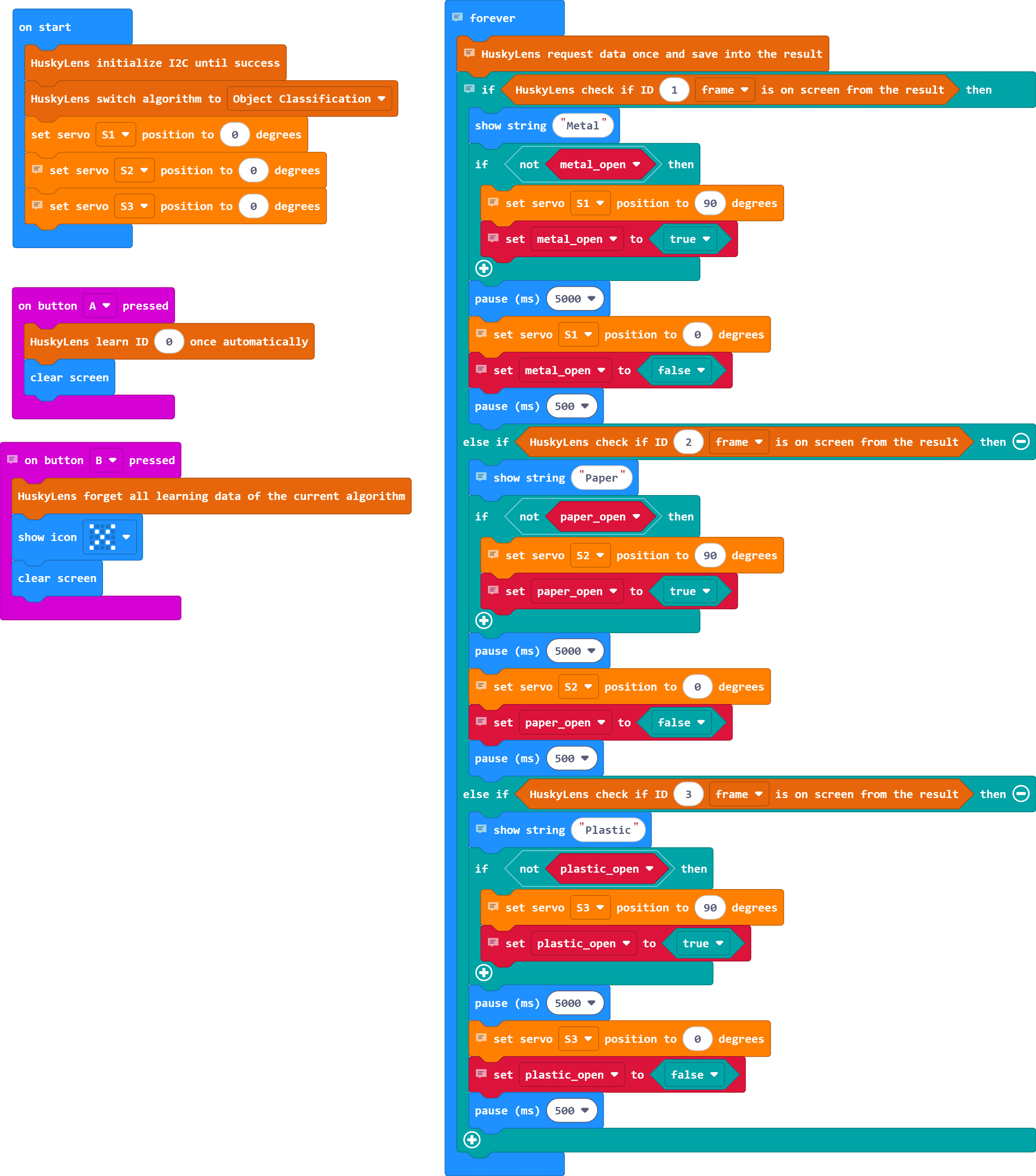 AI-Driven Recycling System with HuskyLens and Reka:bit | Automated Waste Sorting Tutorial