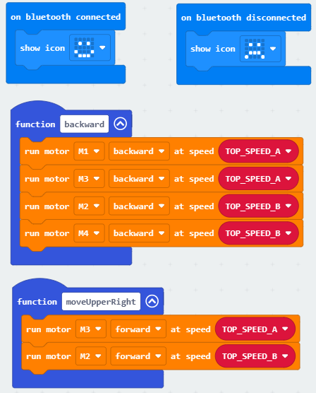 CONTROL OMNI ROBOT CAR WITH MOTION:BIT USING BLUETOOTH APP