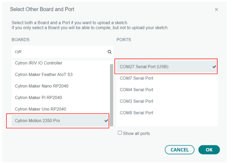 Control Your Motion 2350 Pro Robot Kit with USB Joystick, Mouse, and ...