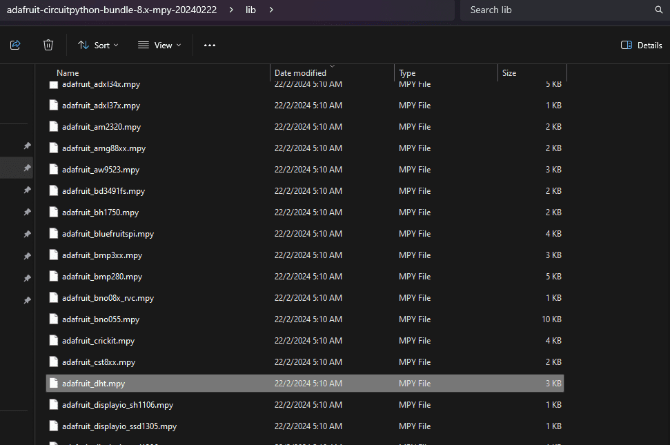 DHT11 Sensor Data Logging using Maker UNO RP2040