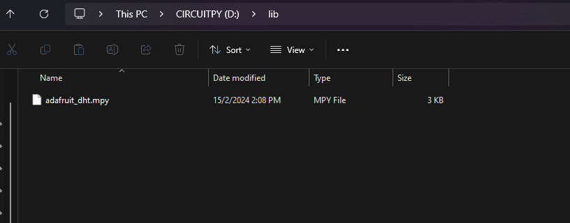 DHT11 Sensor Data Logging using Maker UNO RP2040