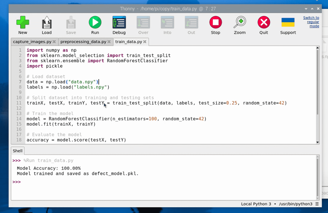 Defect Detection With Raspberry Pi Defect Detection With Raspberry Pi