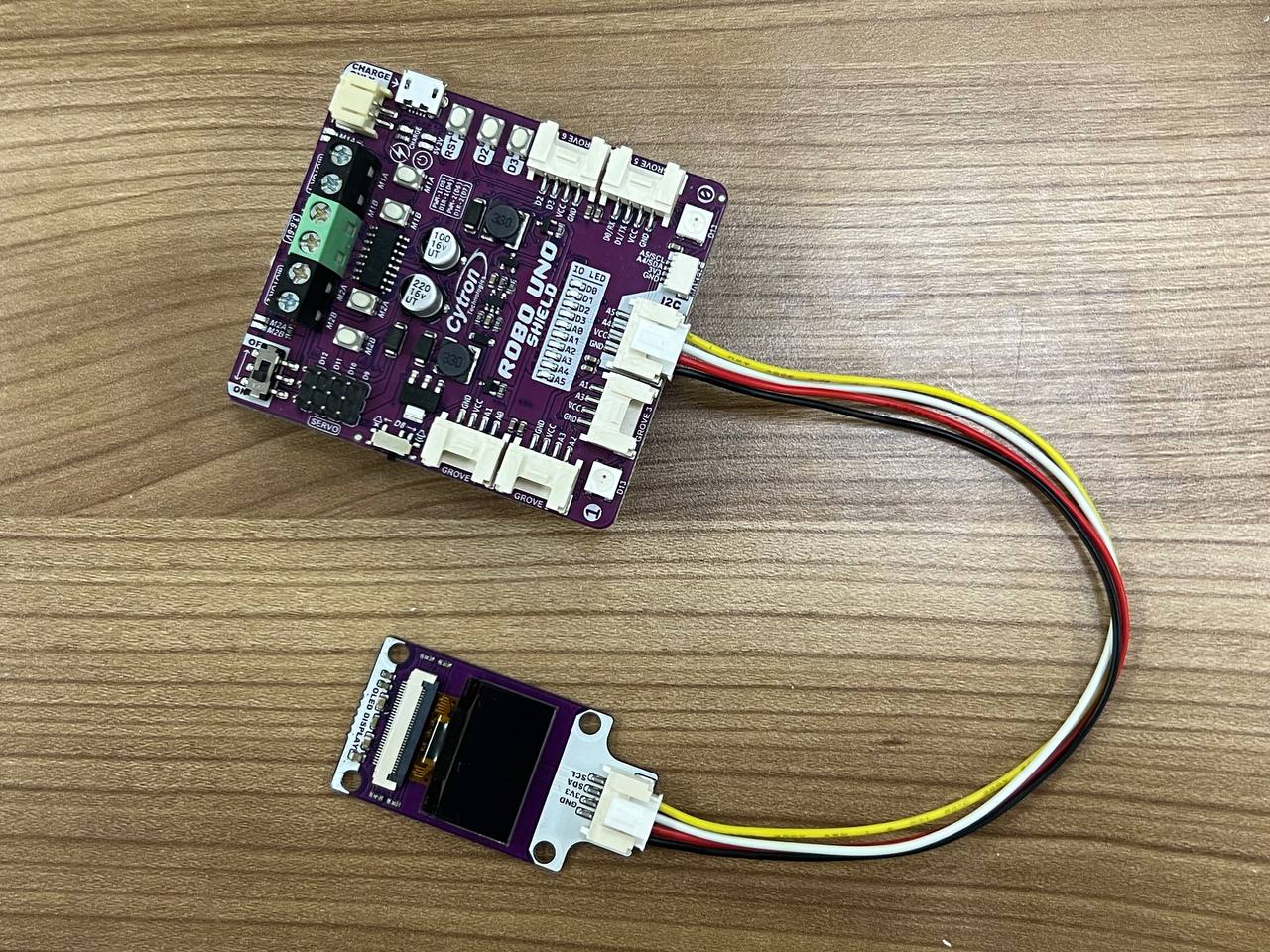 Display Animation on OLED with Maker UNO and Robo UNO Shield