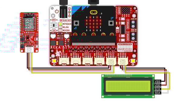 Displaying Real Time Info On An Lcd With Microbit