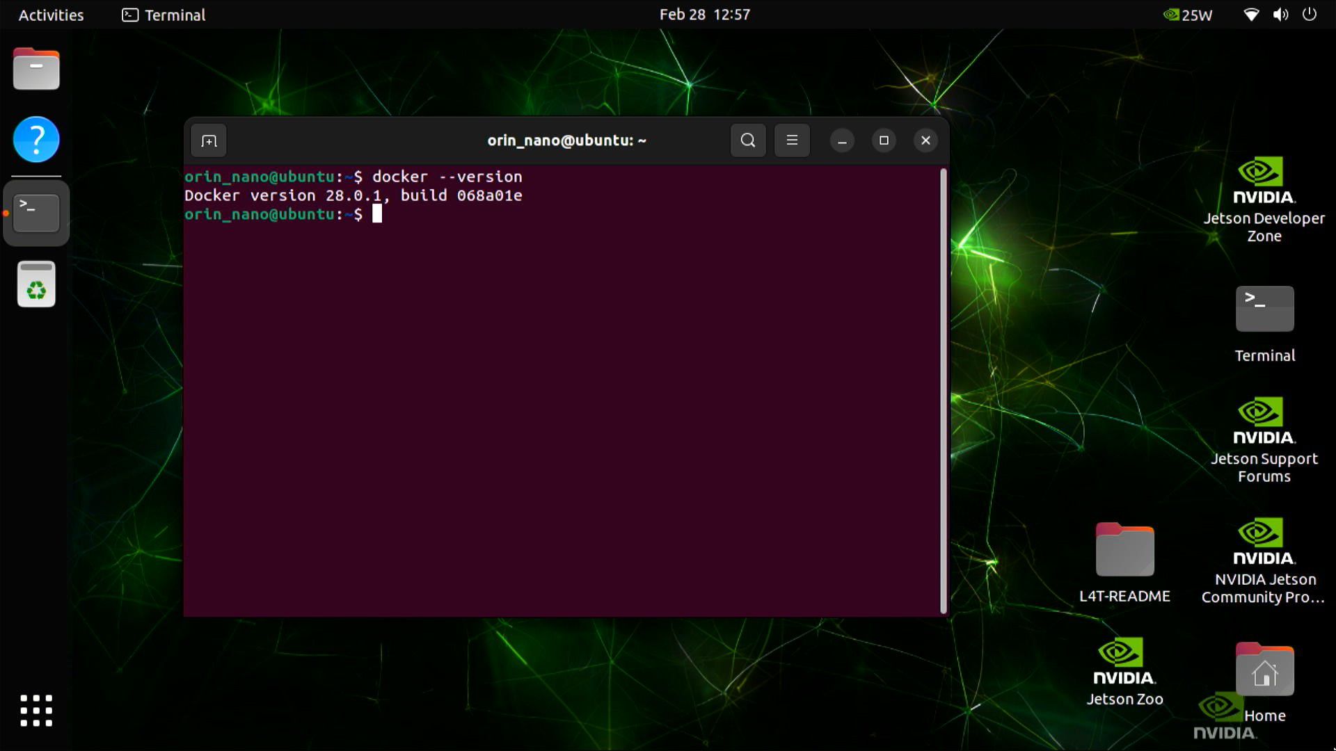 Docker Setup On Jetson Orin Nano Super with JetPack 6.2