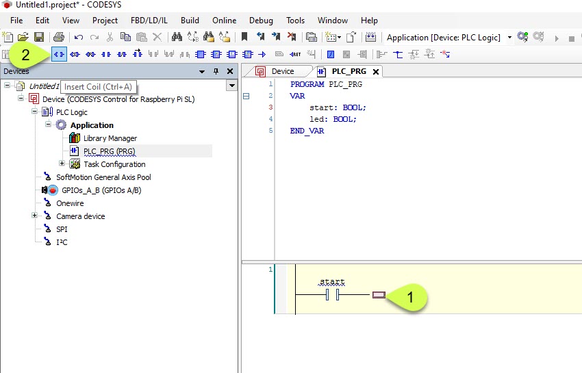 EdgeBox RPI 200 And CODESYS : Digital Input