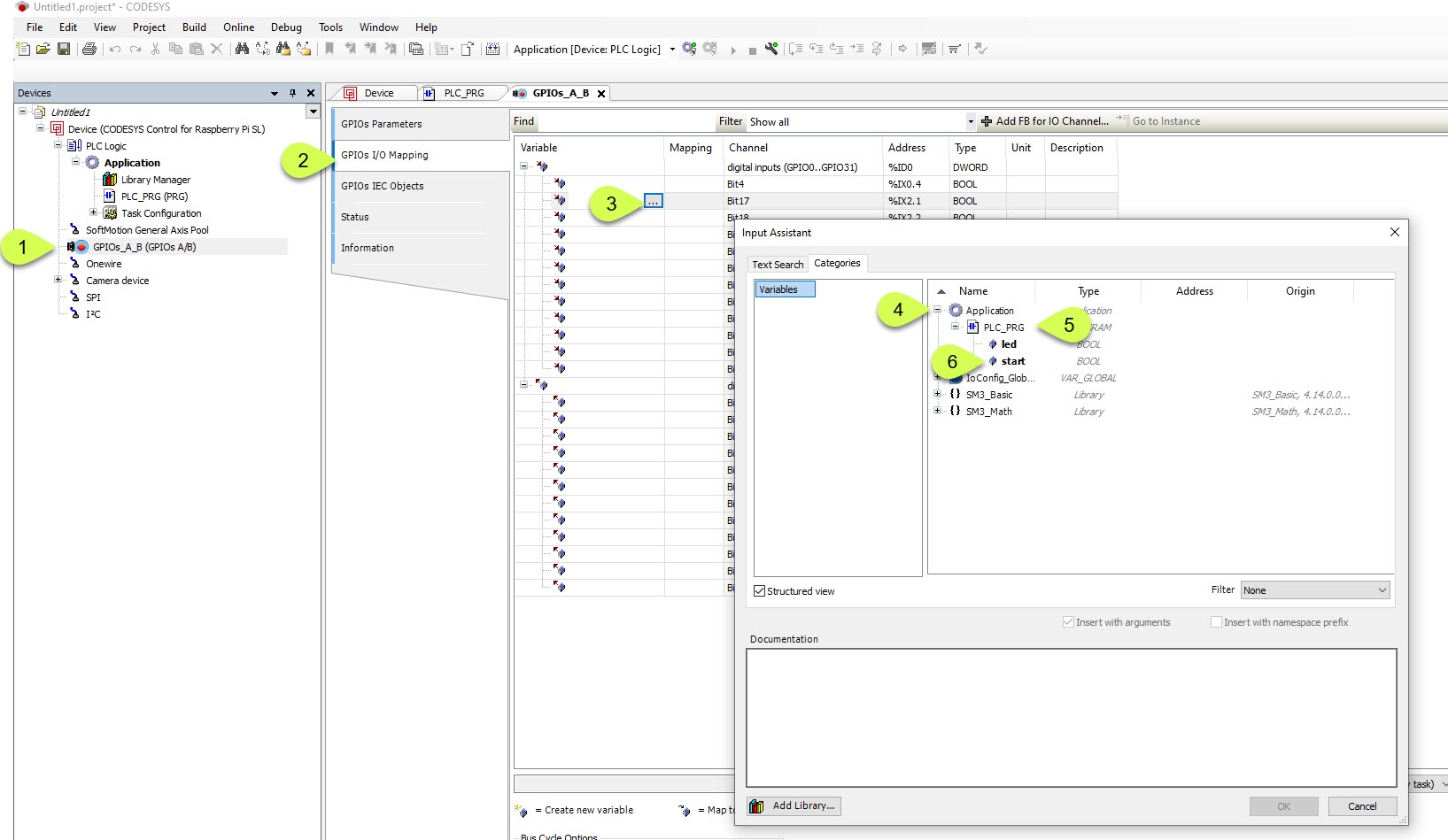EdgeBox RPI 200 And CODESYS : Digital Input