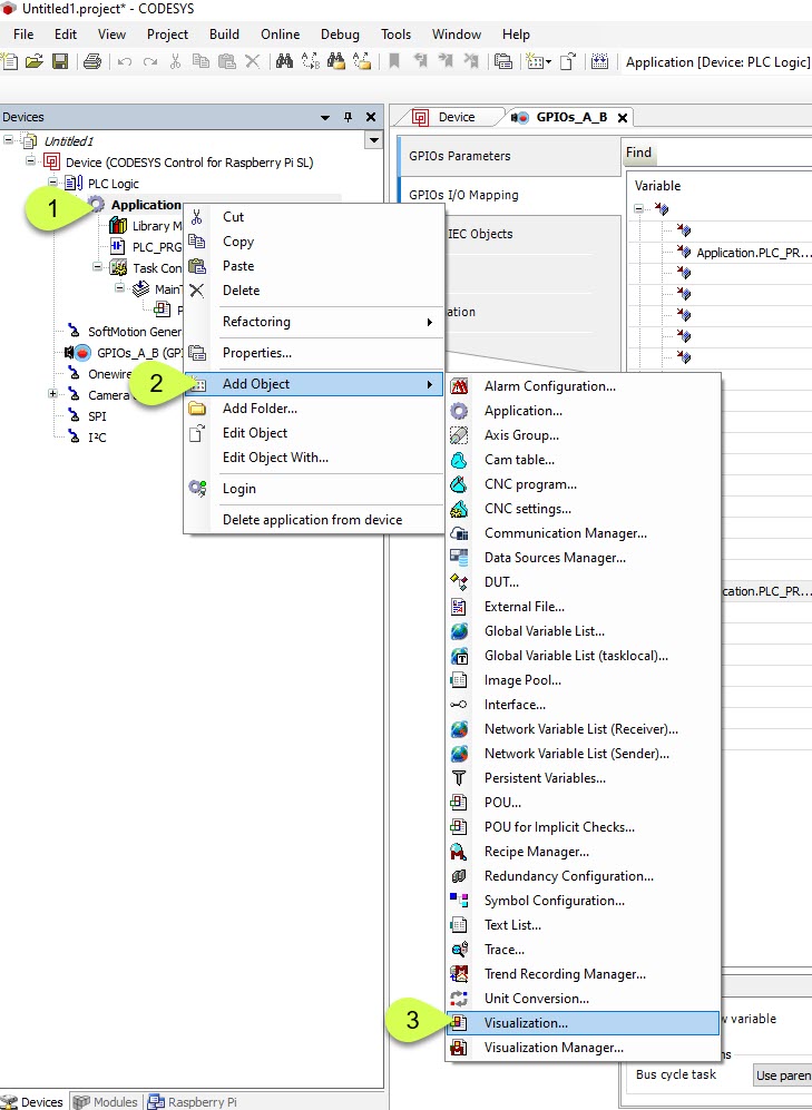 EDGEBOX RPI 200 AND CODESYS : DIGITAL OUTPUT