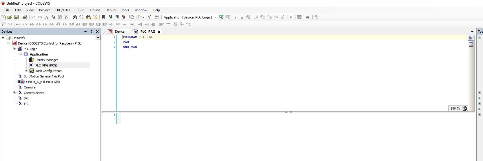 EdgeBox RPI 200 And CODESYS : Digital Input