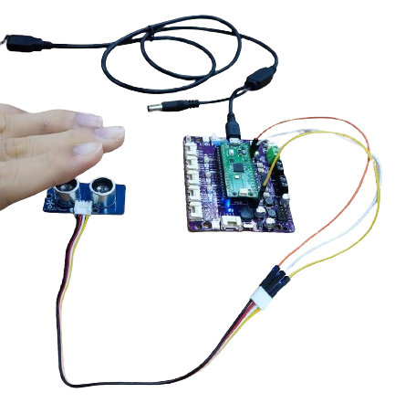 Edge Impulse with Raspberry Pi Pico Application Using Ultrasonic Sensor