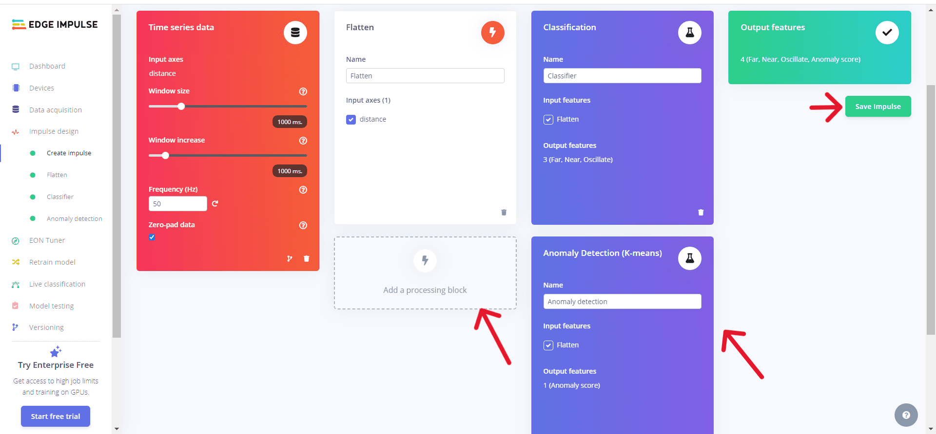 Edge Impulse with Raspberry Pi Pico Application Using Ultrasonic Sensor