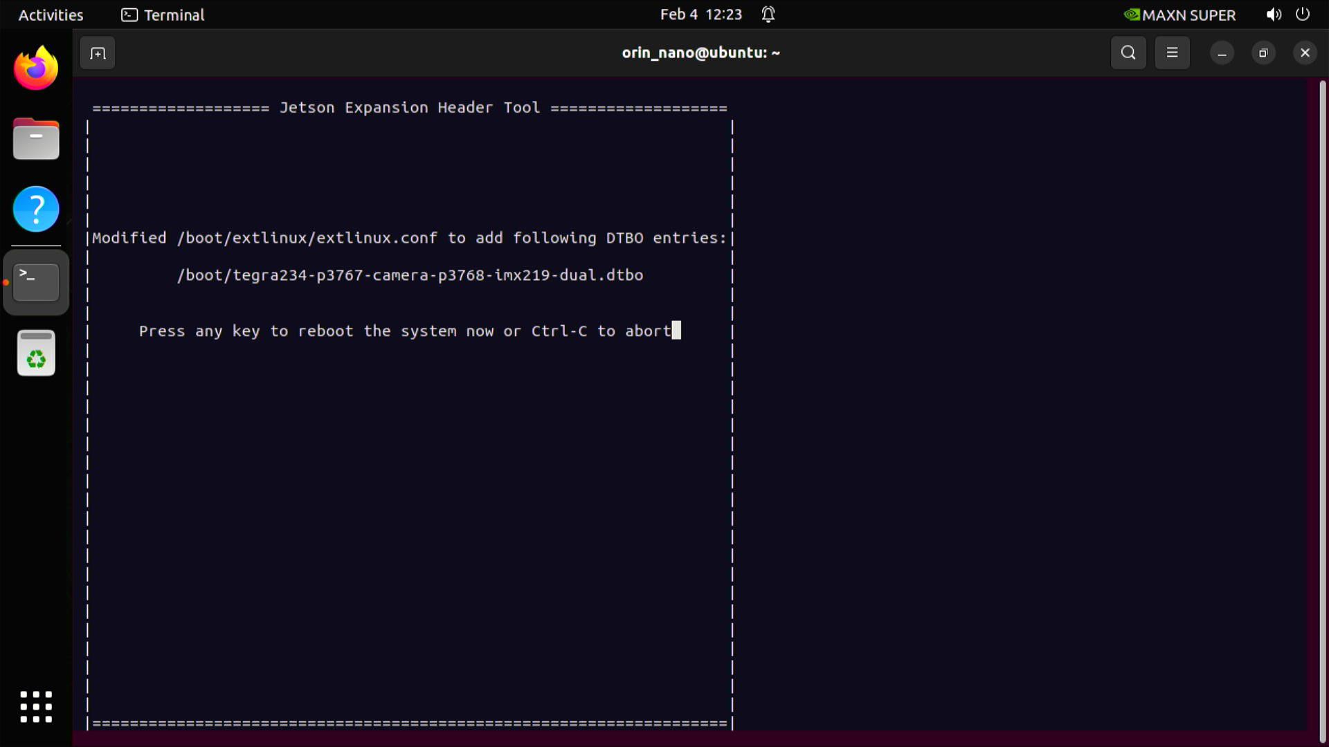 Enabling Auto Detection for IMX219 on JetPack 6.2 Using Jetson-IO