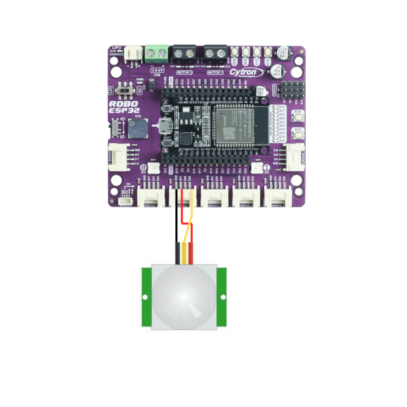 ESP32 Motion Detector Alert