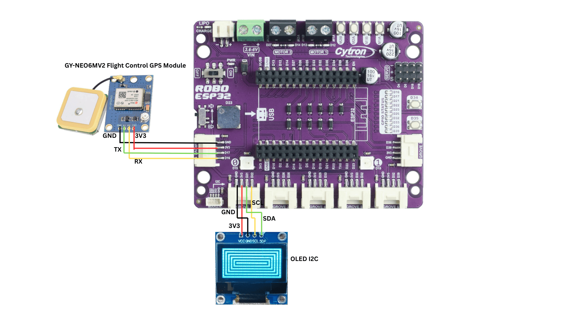Make Your Own Esp32 Gps Tracker With Oled Display And Real Time 0292