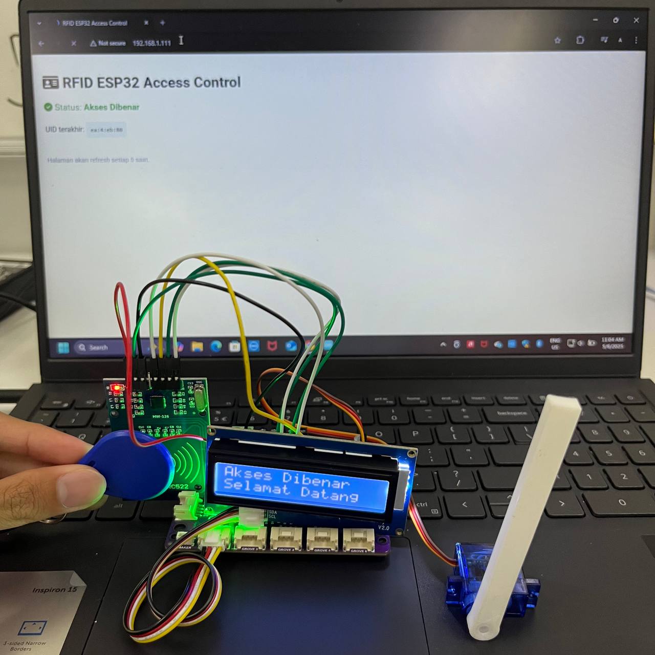 ESP32 Secure Entry Tracker