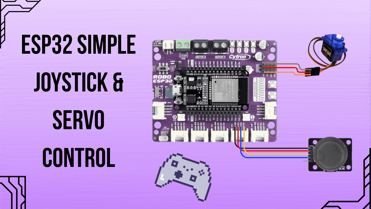 ESP32 Simple Joystick and Servo control