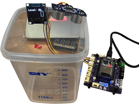 ESP32 Smart Water Level Dashboard