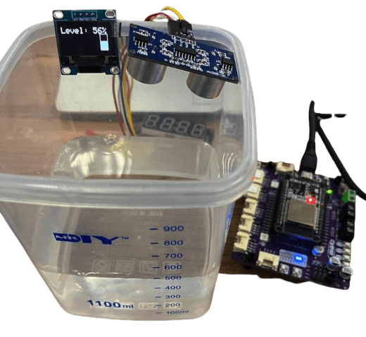 ESP32 Smart Water Level Dashboard
