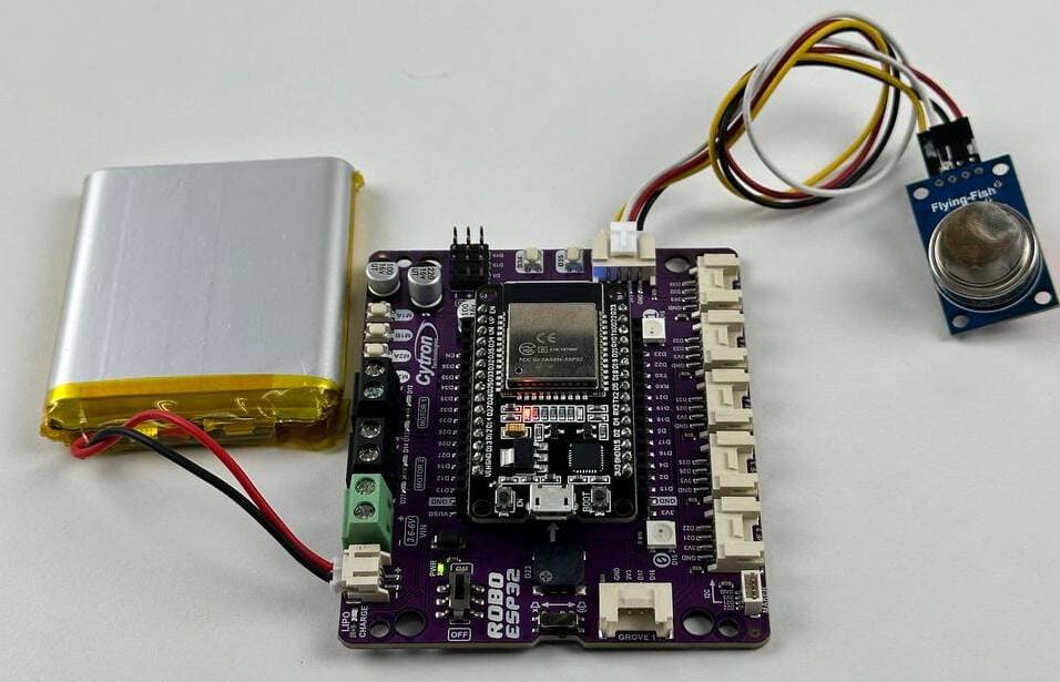 Make your own Gas Detection Alarm using ESP32