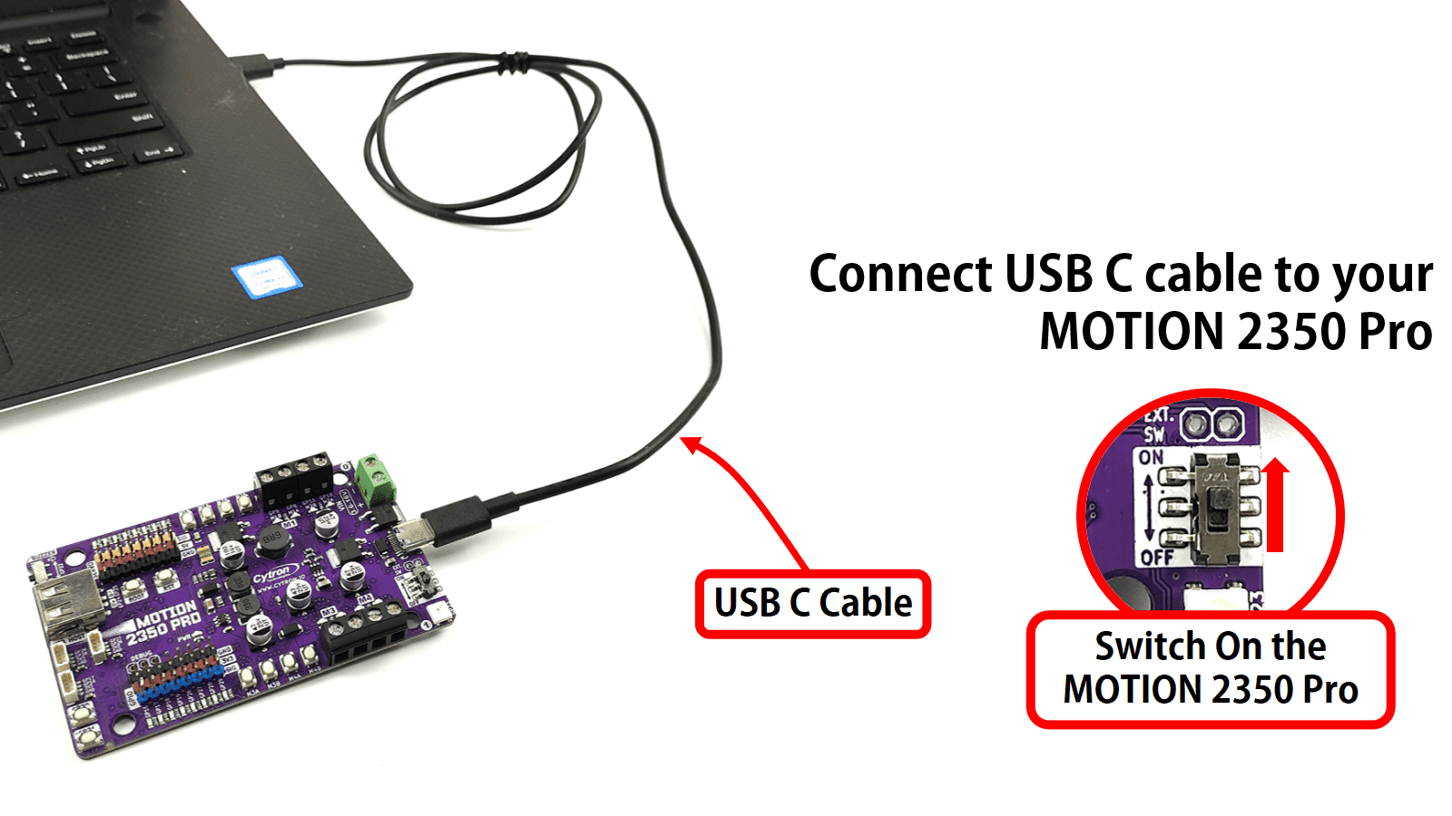 Setting up the MOTION 2350 Pro